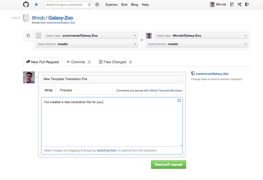 Translating Galaxy Zoo – Pull Request | Galaxy Zoo