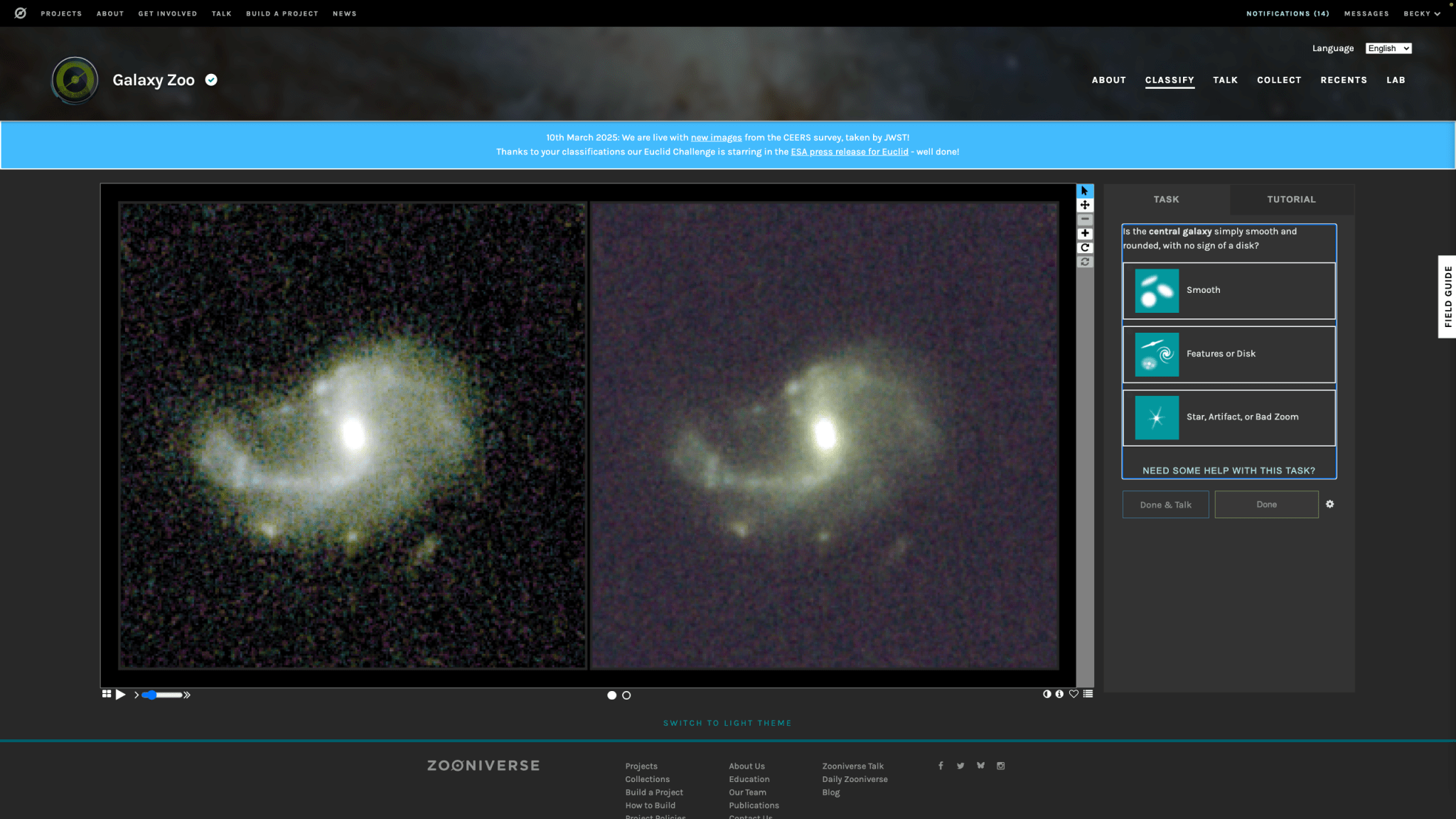 Announcing the Galaxy Zoo JWST project! | Galaxy Zoo